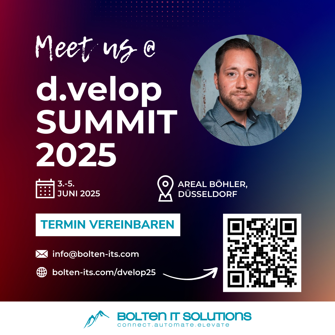 Meet Bolten IT @ d.velop summit 2025 - Bolten IT Solutions